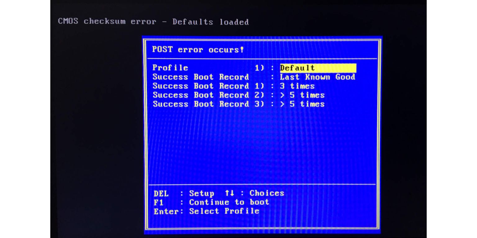 CMOS Checksum Error: Causes, Fixes, and Prevention Tips - WP Links