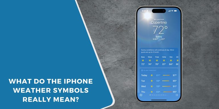 What Do the iPhone Weather Symbols Really Mean? - WP Links