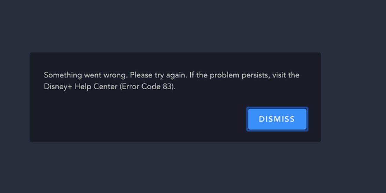 Disney+ Error Code 83: What It Means and How to Fix It - WP Links